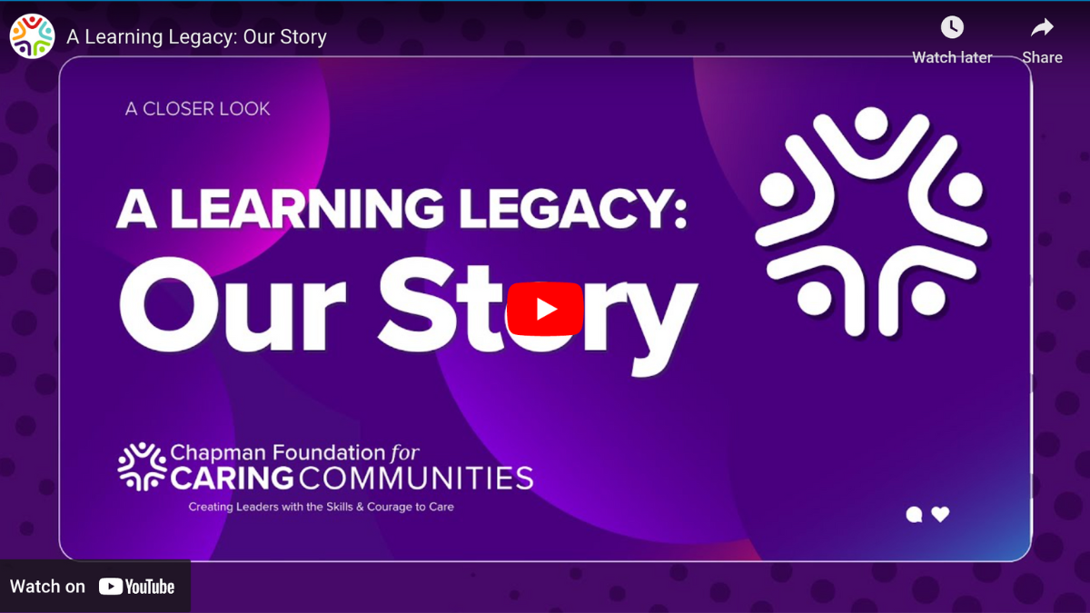 Our Story - Chapman Foundation for Caring Communities